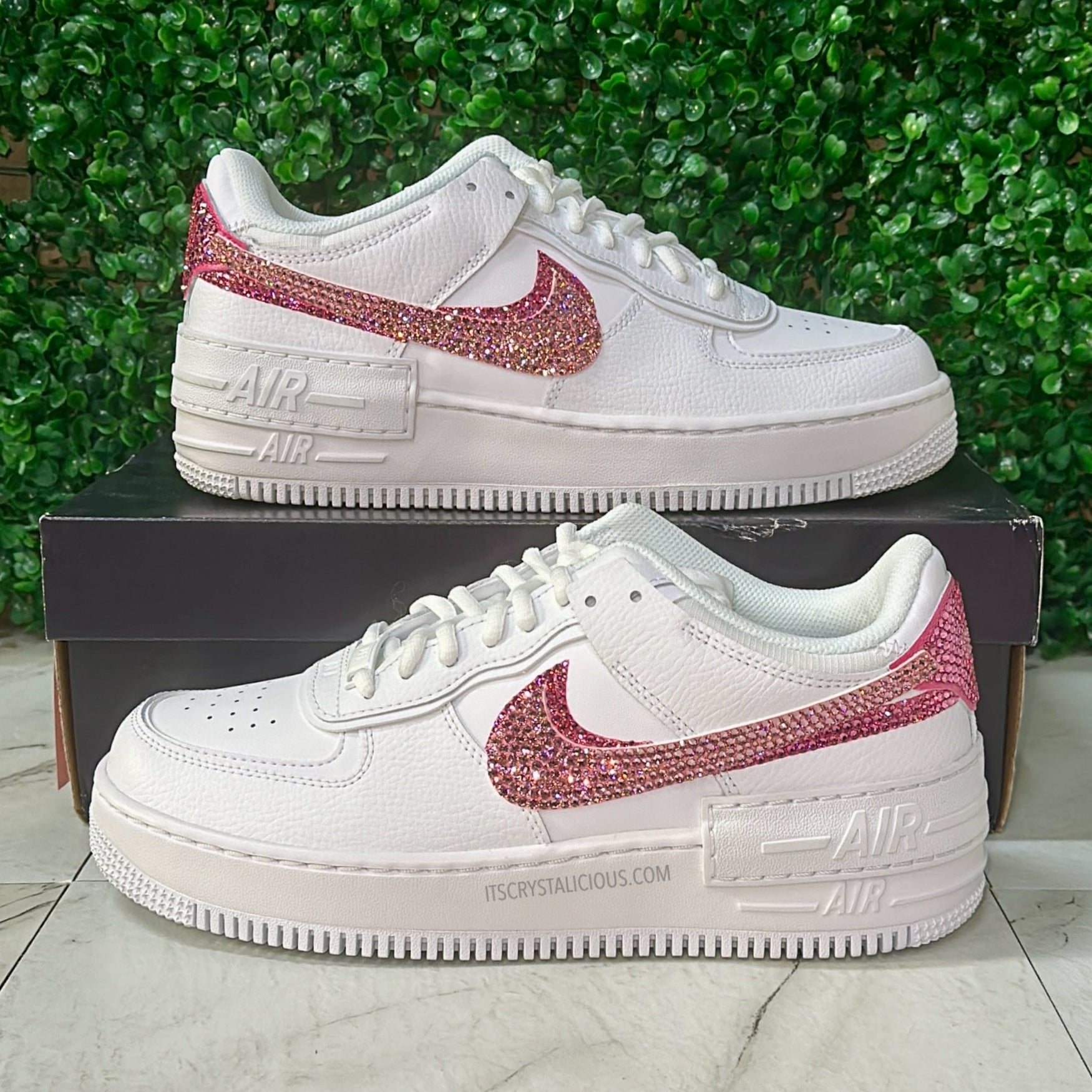 Nike Air Force 1 Shadow - Lt Rose/Rose * – It's Crystalicious®