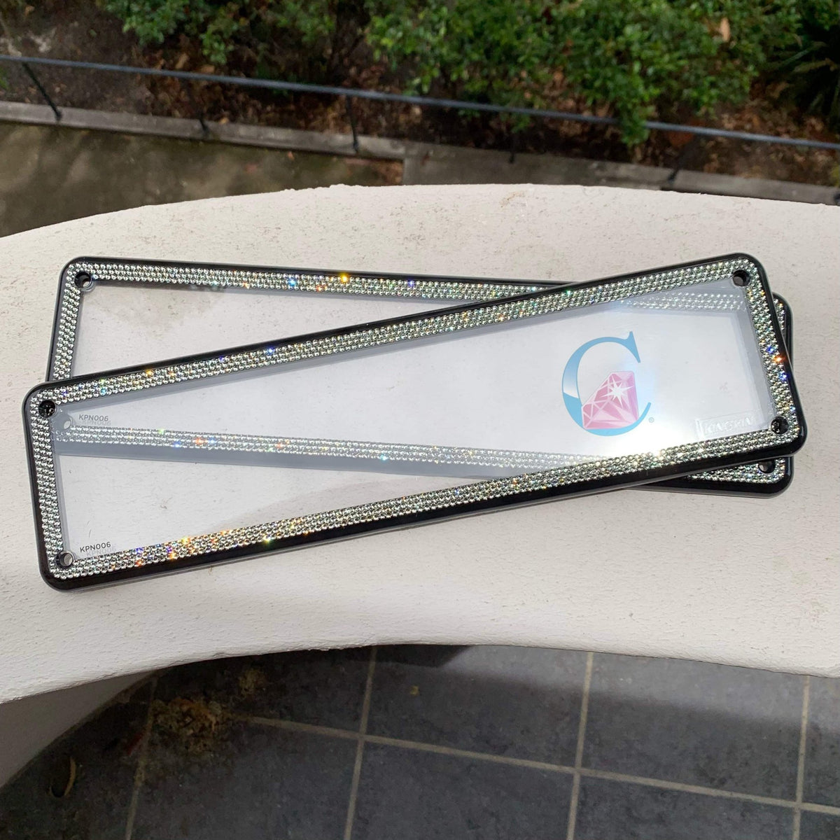 Crystal Number Plate Frame - Swarovski Crystal Licence Plate Frame– It ...